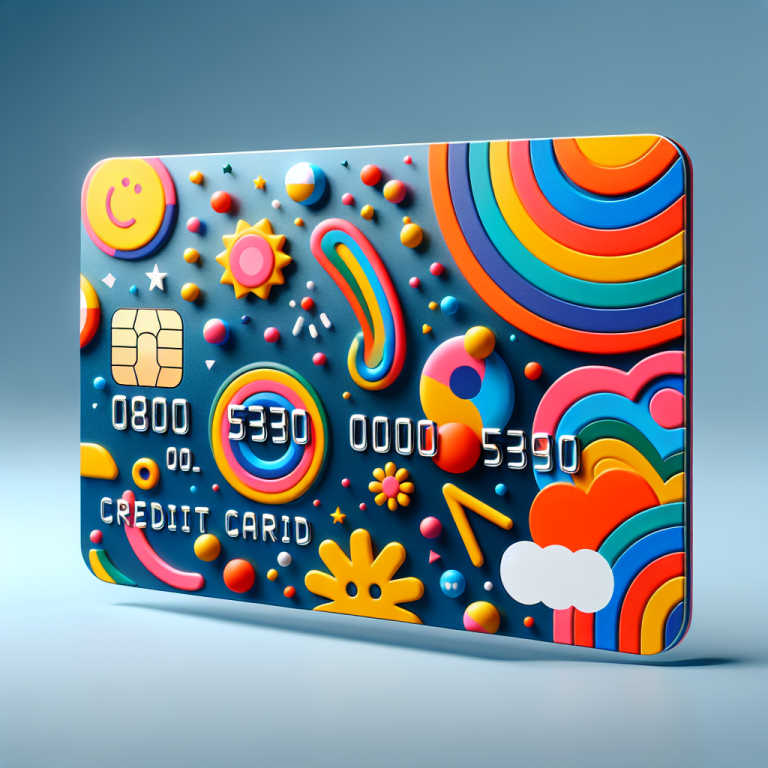 illustration of 3D credit card, modern design, for the web, happy, 4k ...